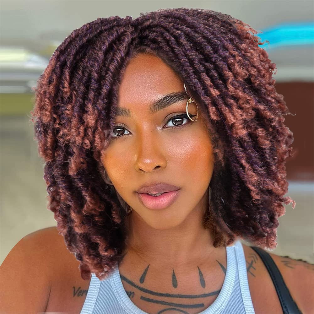Amazon.com : SUN LOCS 6 Inch Short Dreadlocks Braided Wigs for Black ...