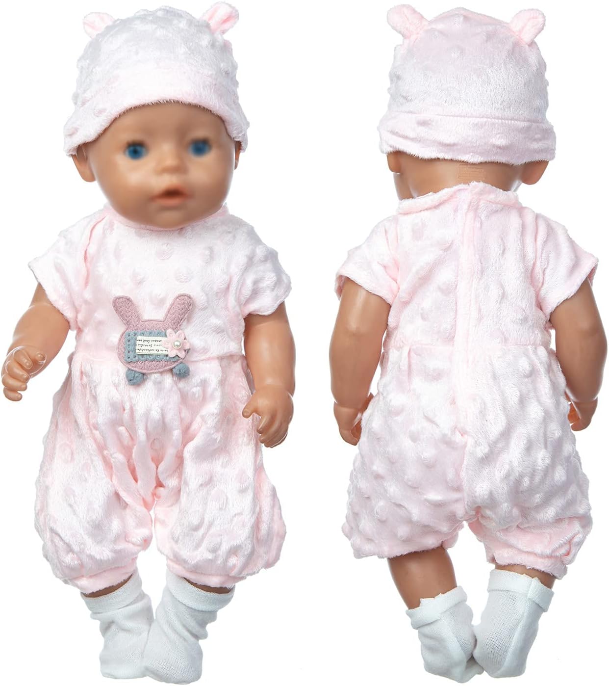 ebuddy 4 piece / set doll outfits clothing includes coat, romper, hat ...