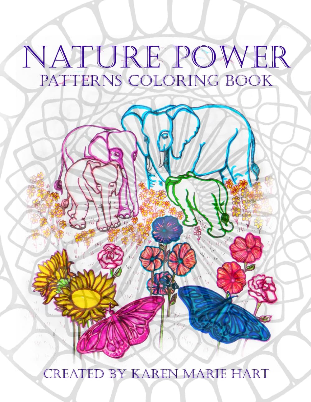 Amazon.com: NATURE POWER Patterns Coloring Book: 9798864786833: Hart ...