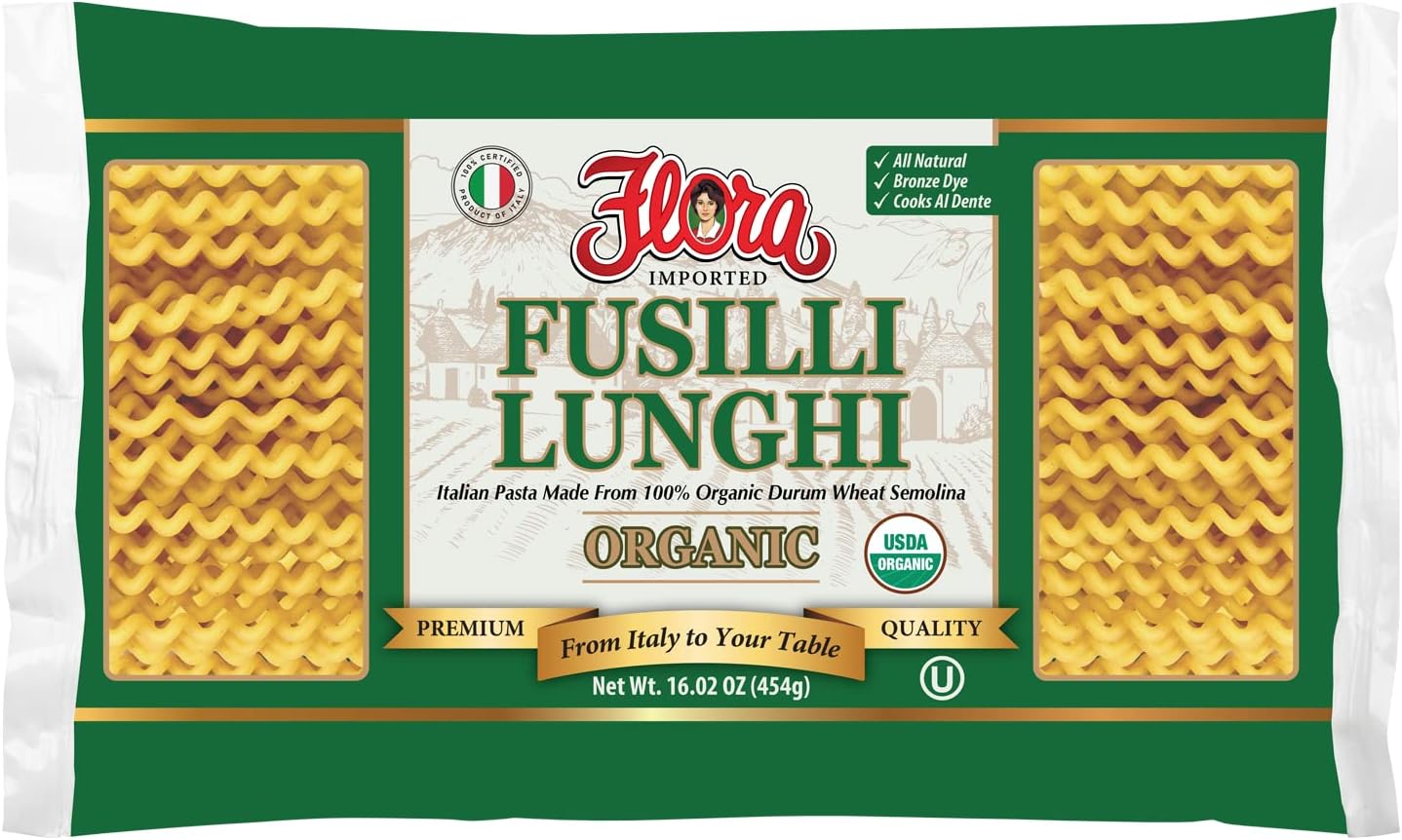Amazon.com : Anna - Fusilli col Buco (Long Fusilli) #108, (4)- 16 oz ...