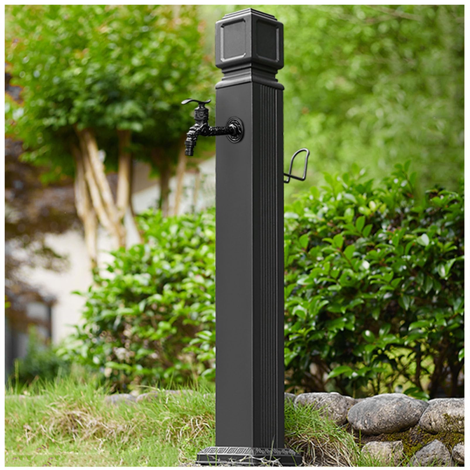 Amazon.com: Stainless Steel Water Column Garden Water Tap, Outdoor Hose ...