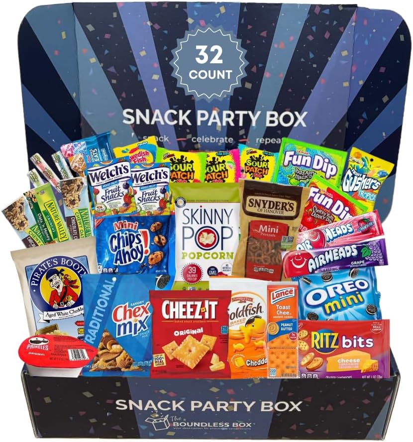 Amazon.com: Snack Boxes for Adults - Candy Box & Assorted Snacks ...