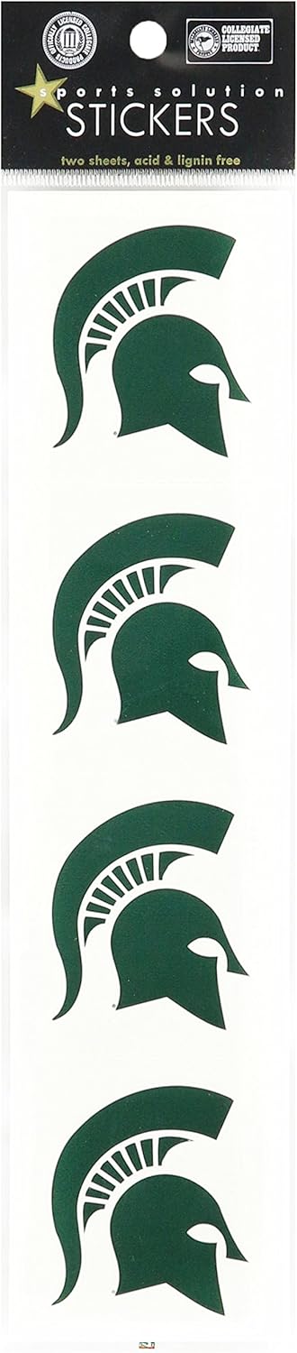 Amazon.com: Sports Solution Michigan State Spartan Helmet Logo Sticker