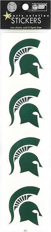 Amazon.com: Sports Solution Michigan State Spartan Helmet Logo Sticker