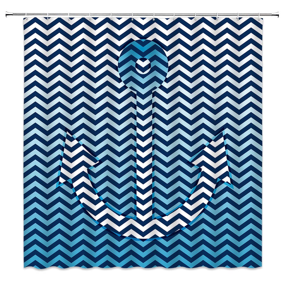 Blue Ombre Chevron