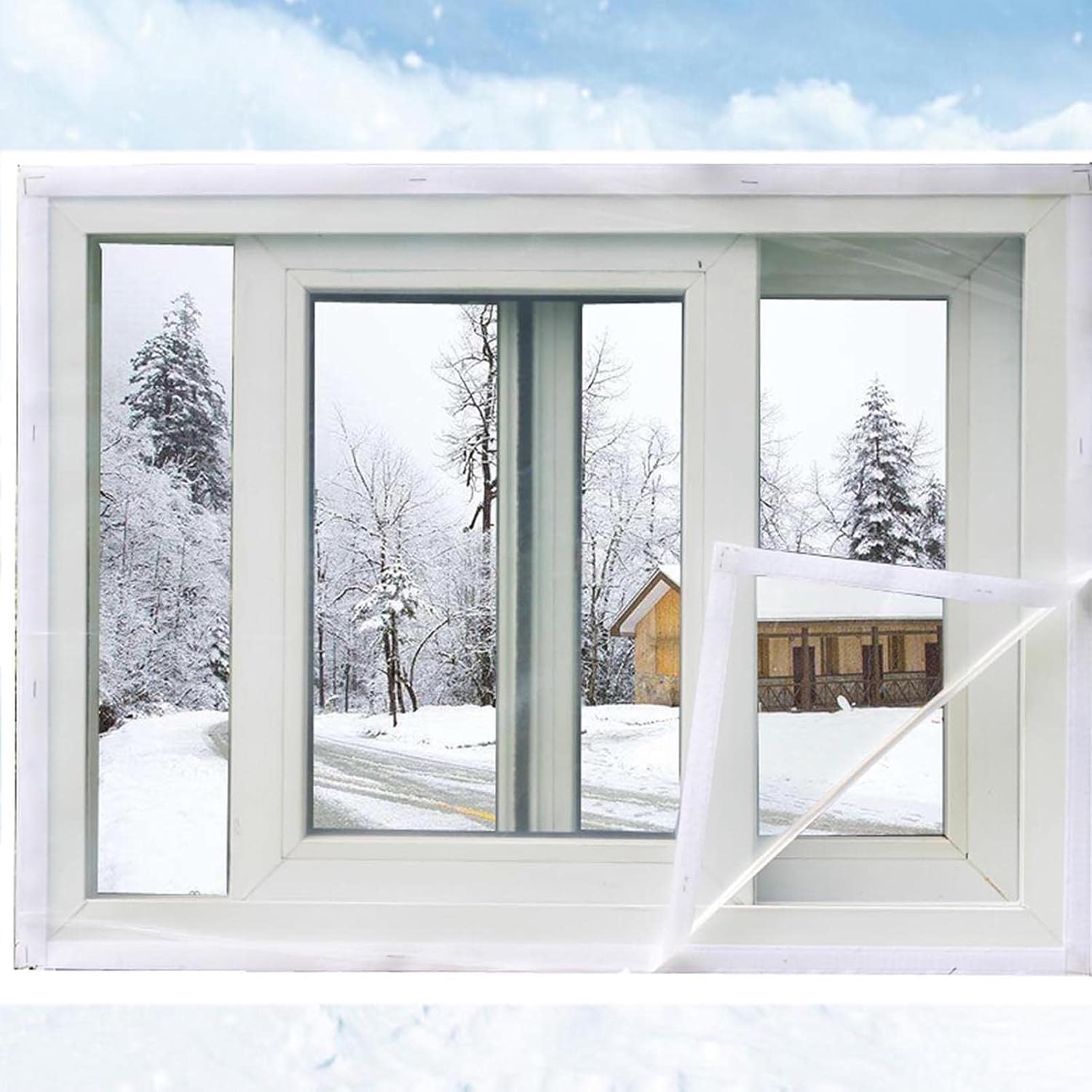 Amazon.com: Window Films for Home Window Insulation Film For Removable ...