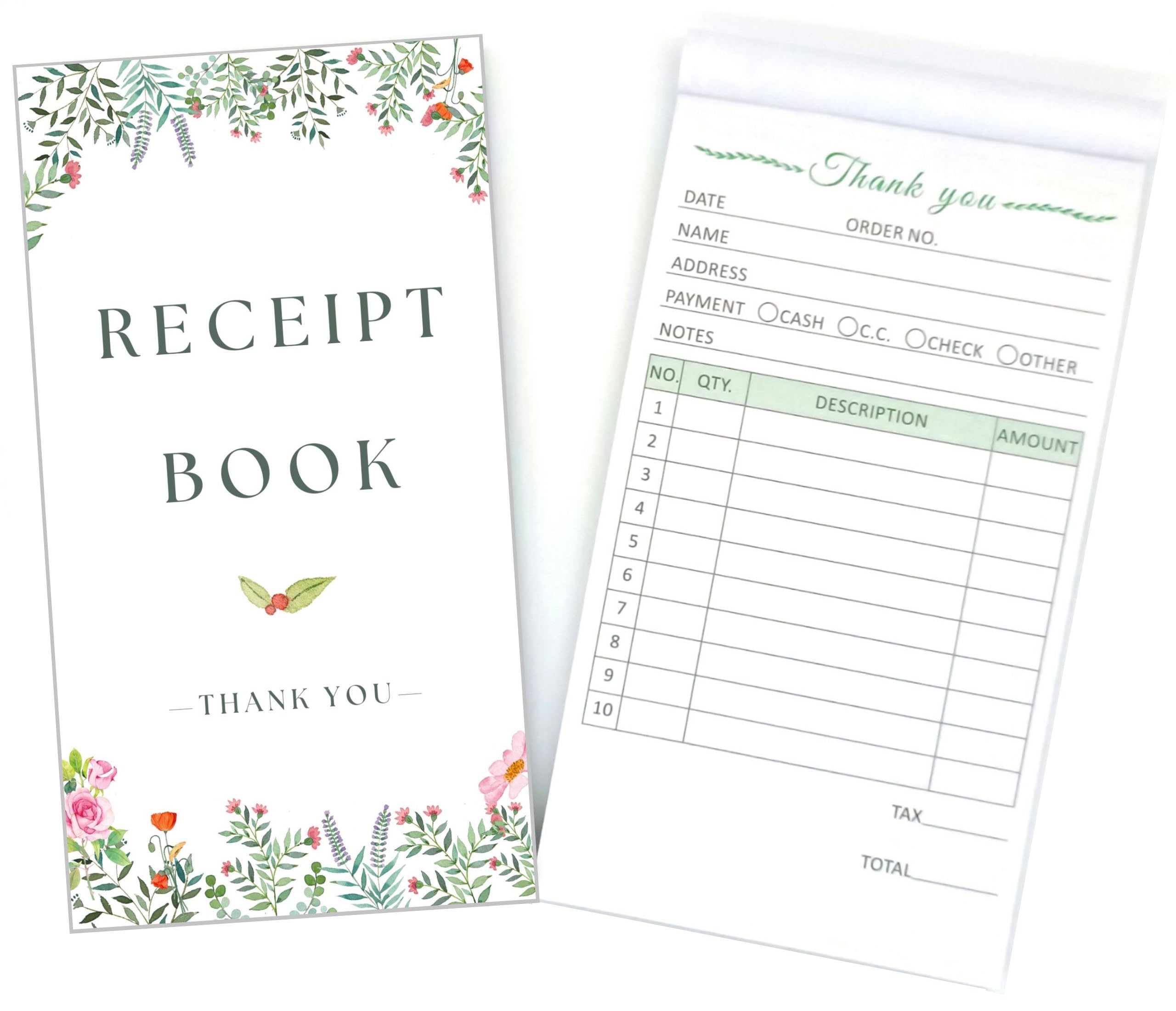 Buy PINKEESEA Thank You Receipt Book for Small Businesses 4x7 inches 2 ...