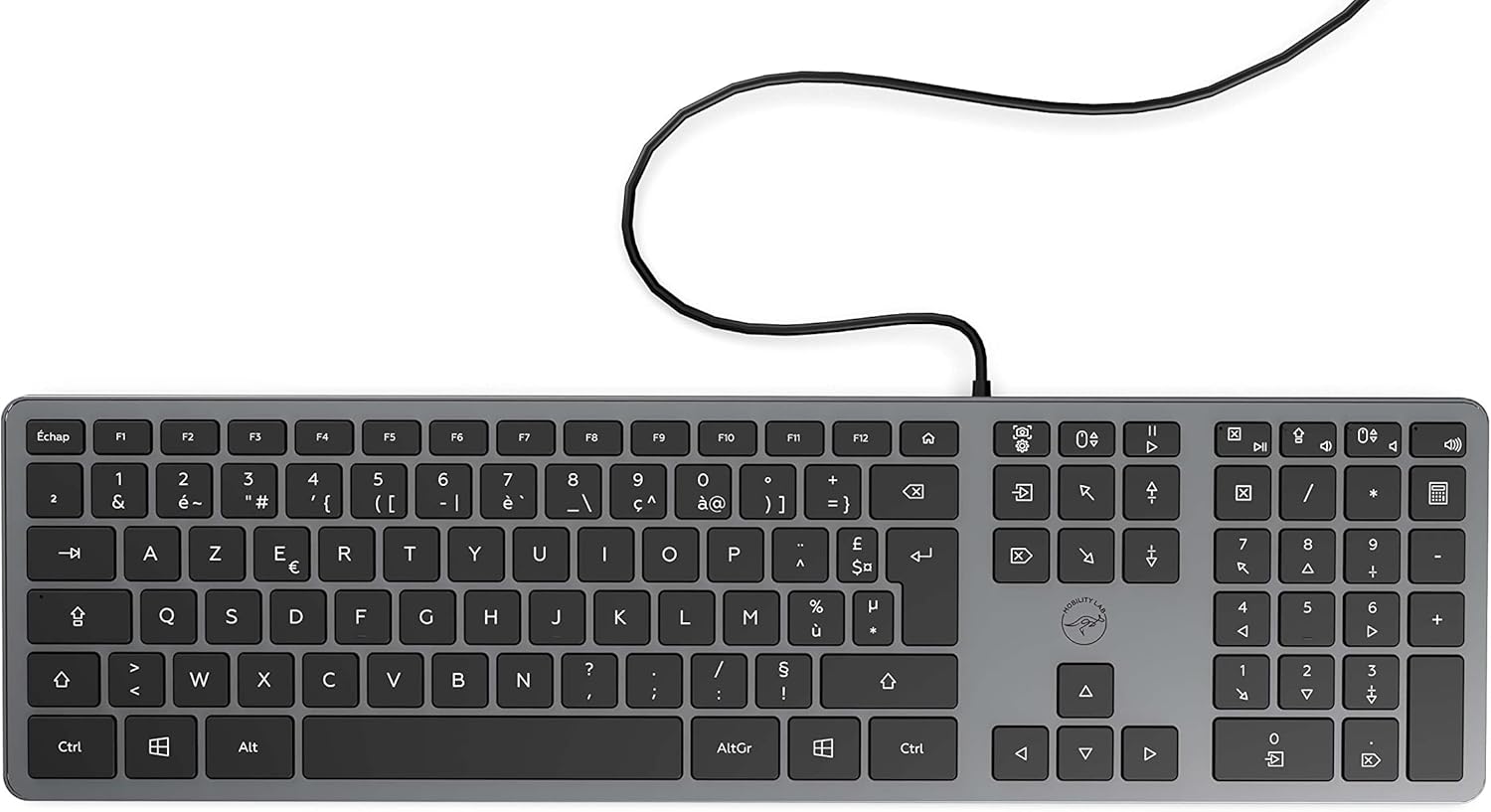 Mobility Lab Clavier Slim (Noir) : Amazon.co.uk: Computers & Accessories