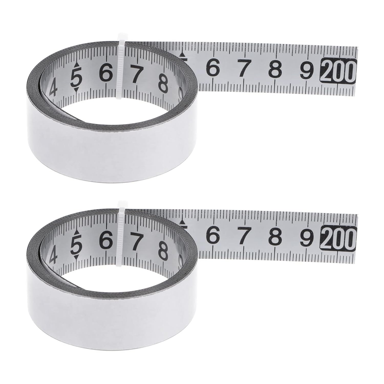HARFINGTON 2pcs Self-Adhesive Measuring Tape 200cm Metric Tape Measure ...