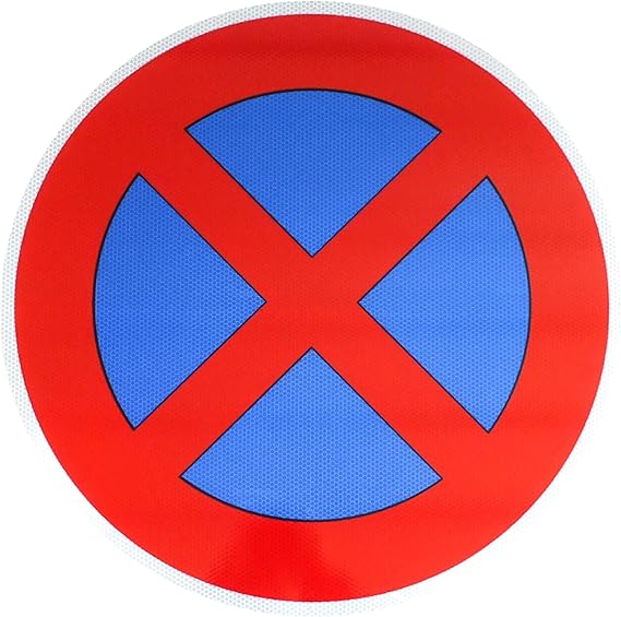 Original Verkehrszeichen RA2 Nr. 283 Absolutes Halteverbot 600 mm StVO ...