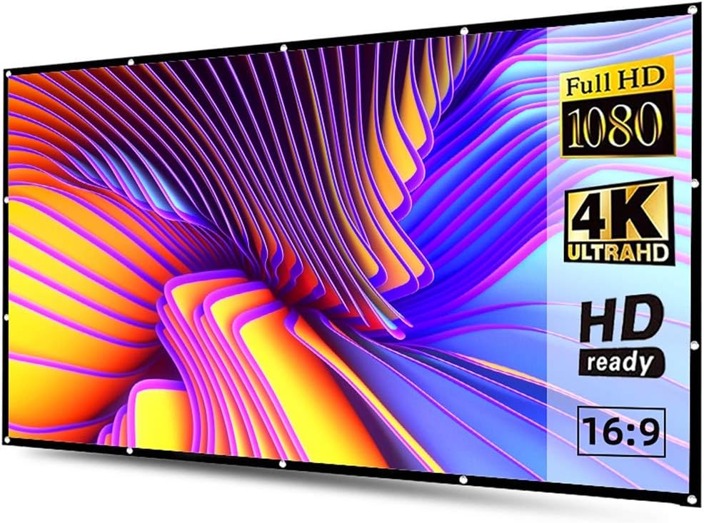 Amazon.com: Projector Screen, Release Upgrade Thicker Projector Screen ...