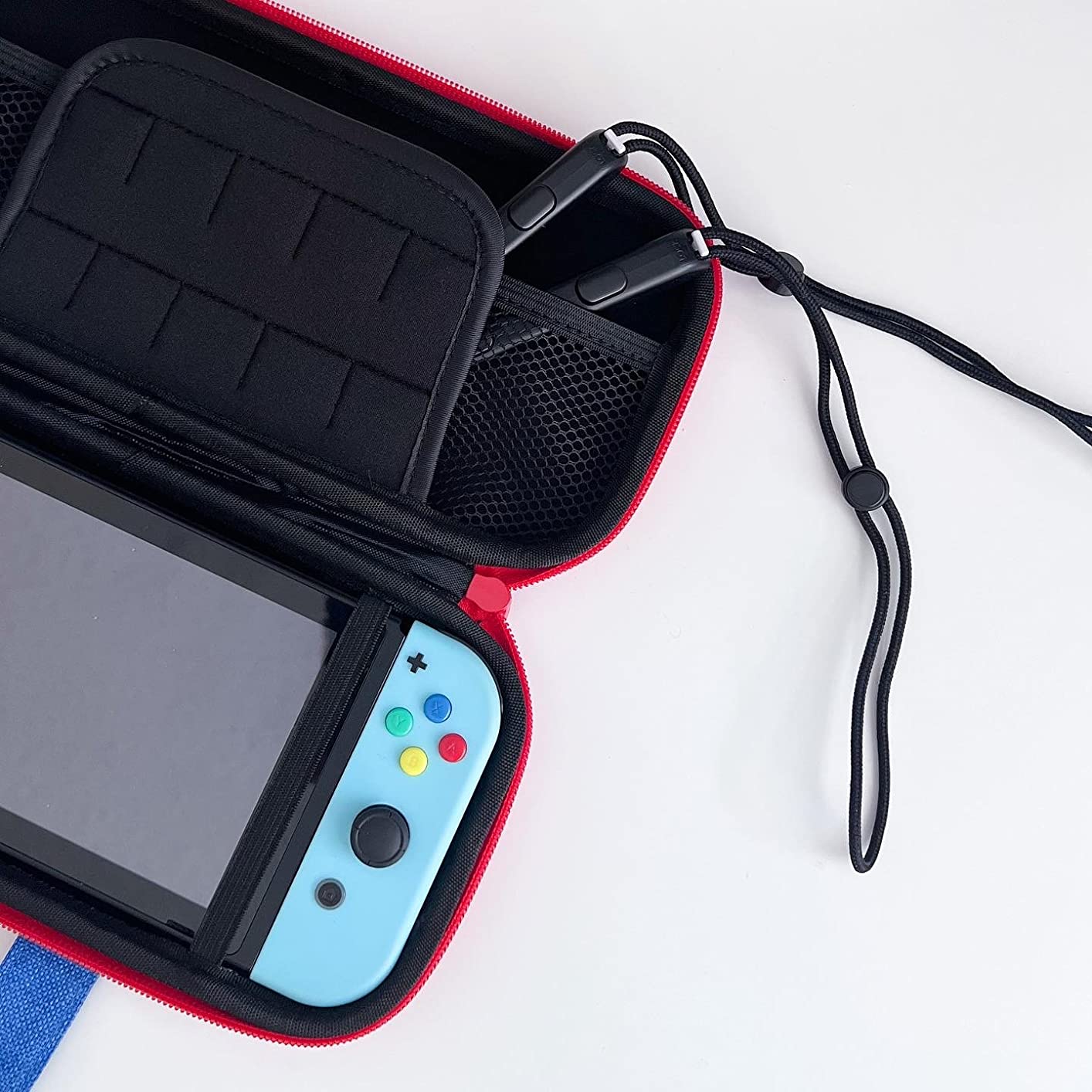 FUNLAB Switch Case Compatible with Nintendo Switch/OLED, Cute Portable Switch Carrying Case with ...