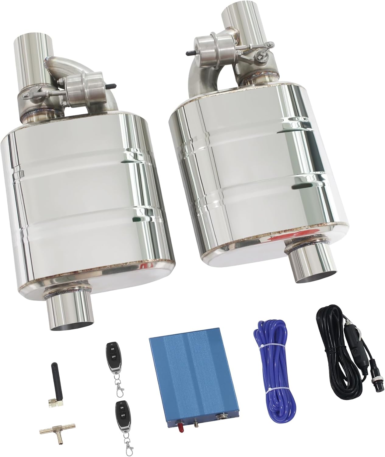 Amazon.com: Valved Muffler Kit, Performance Exhaust Muffler Vacuum ...