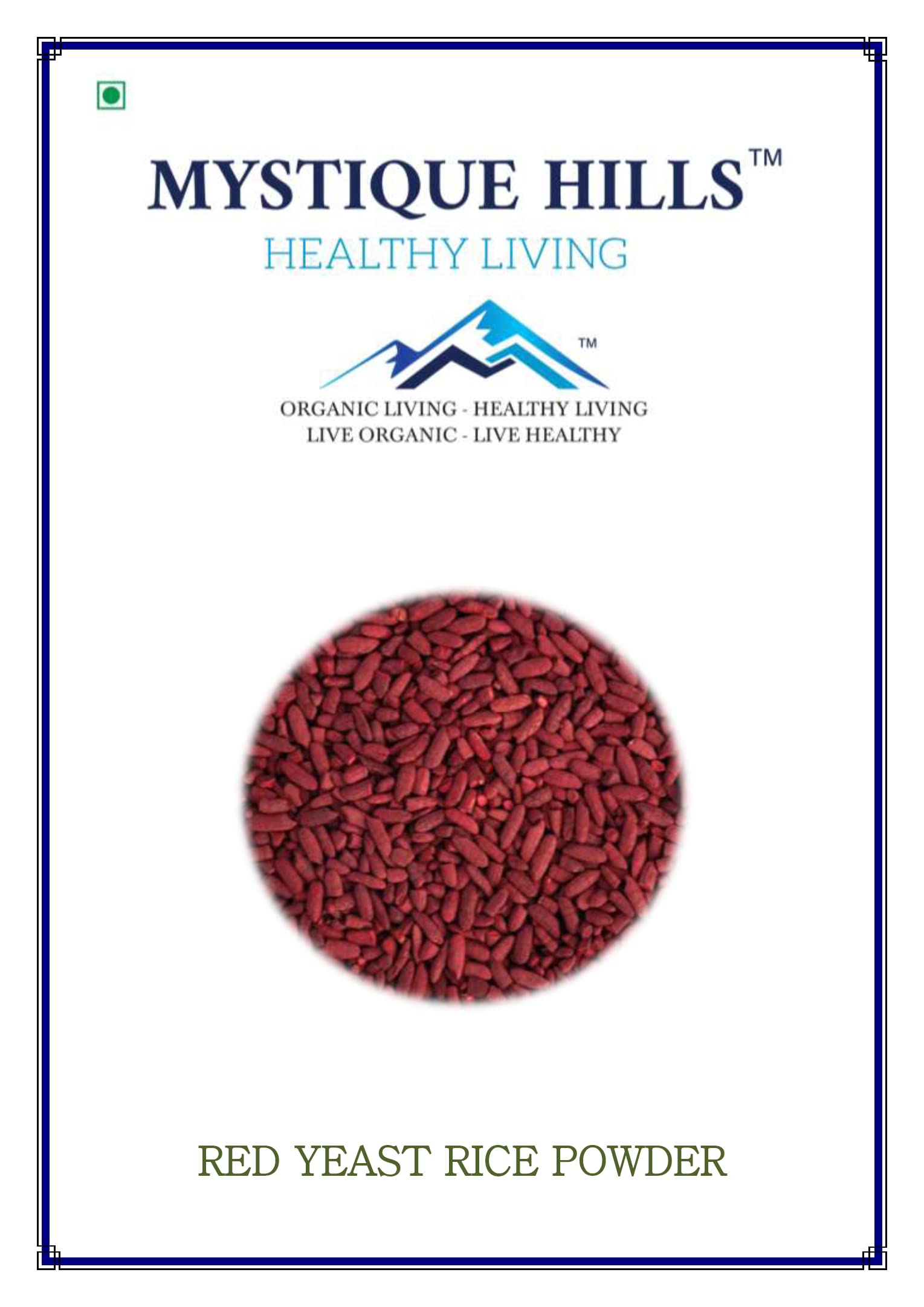 Mystique Hills Red yeast rice powder 50 g : Amazon.in: Grocery ...