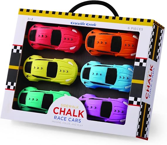 Amazon.com: Crocodile Creek Sidewalk Chalk - Outside Art Set for Kids ...
