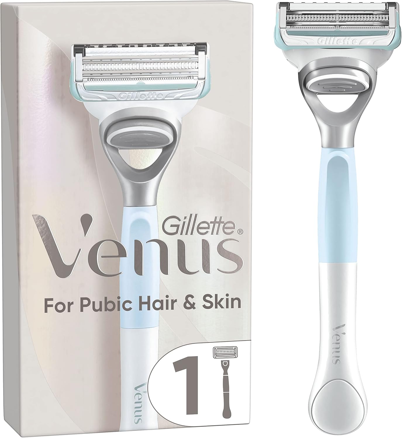 Gillette Venus Women's Razor + 1 Razor Blade Refill with Precision ...