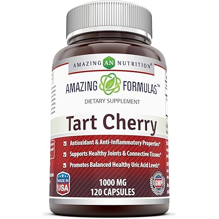 Amazon.com: Tart Cherry Extract Capsules | 200 Count | Non-GMO and ...