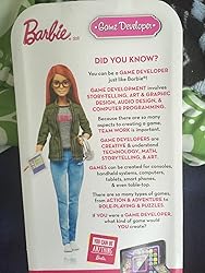 Amazon.com: Barbie Careers Game Developer Doll : Toys & Games