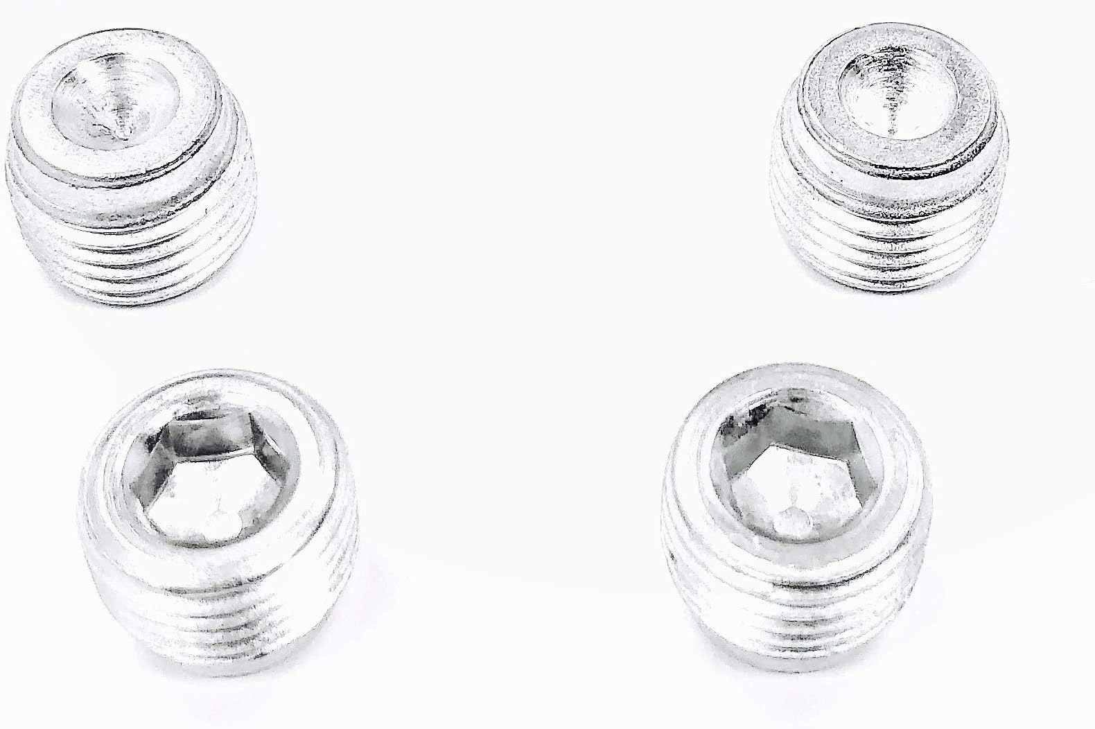 Amazon.com: The Stop Shop Inverted flare steel plugs for 9/16"-18 & 1/2 ...