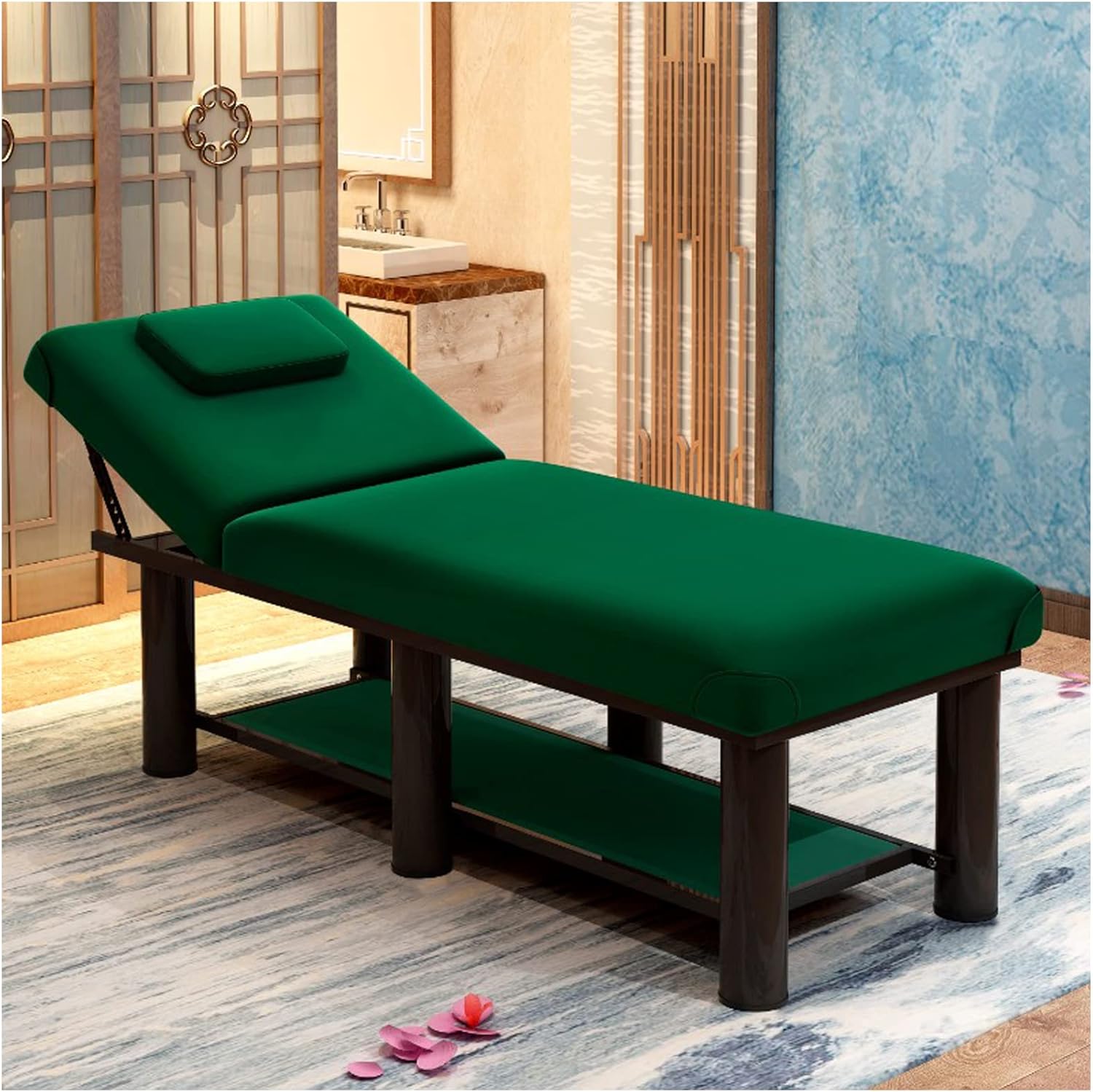 Amazon.com: HM&DX liftable Massage Bed,Metal Frame Wide Stationary ...