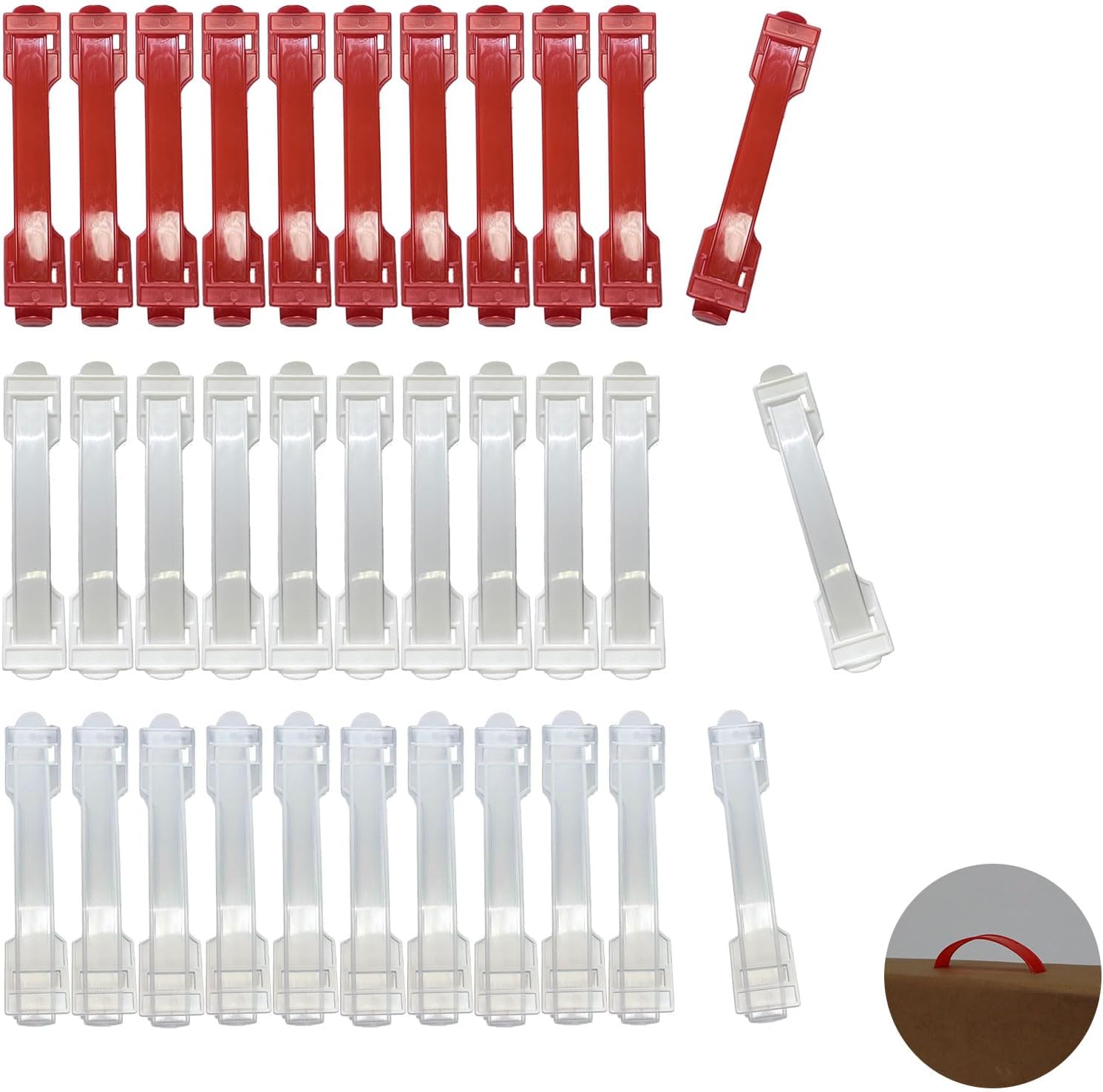 Amazon.com: CloudClamb - Cardboard Box Handles, Plastic Carrying Straps ...