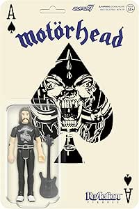 Amazon.com: Super7 Motorhead Lemmy (Ace of Spades) Reaction Figure - 3.75" Motorhead Action ...