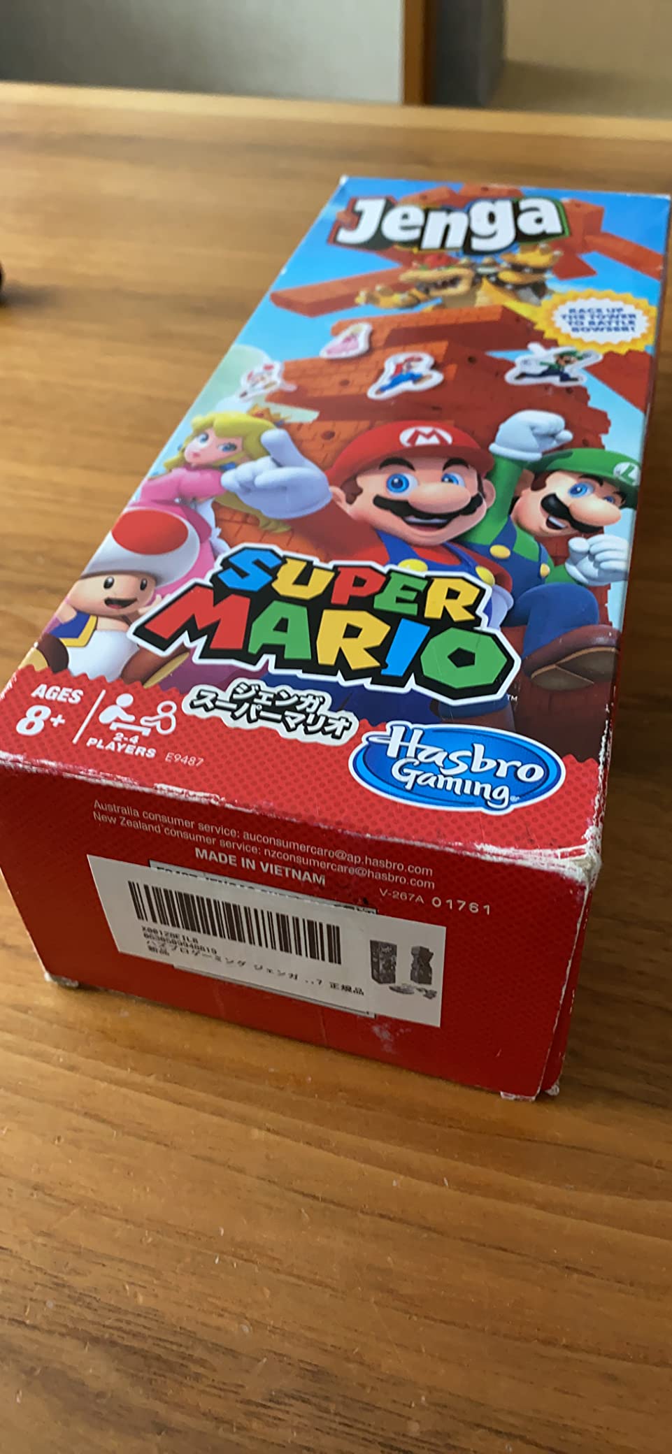 Amazon.co.jp: ハズブロゲーミング ジェンガ スーパーマリオ スーパーマリオ ・ファン向けブロック積みタワー・ゲーム、対象年齢8才 ...