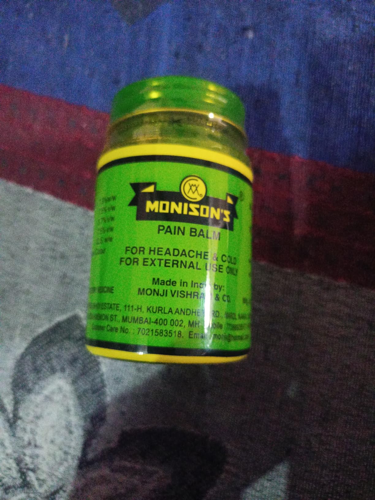 Monisons Pain Balm, 100gm (Pack of 3) : Amazon.in: Health & Personal Care