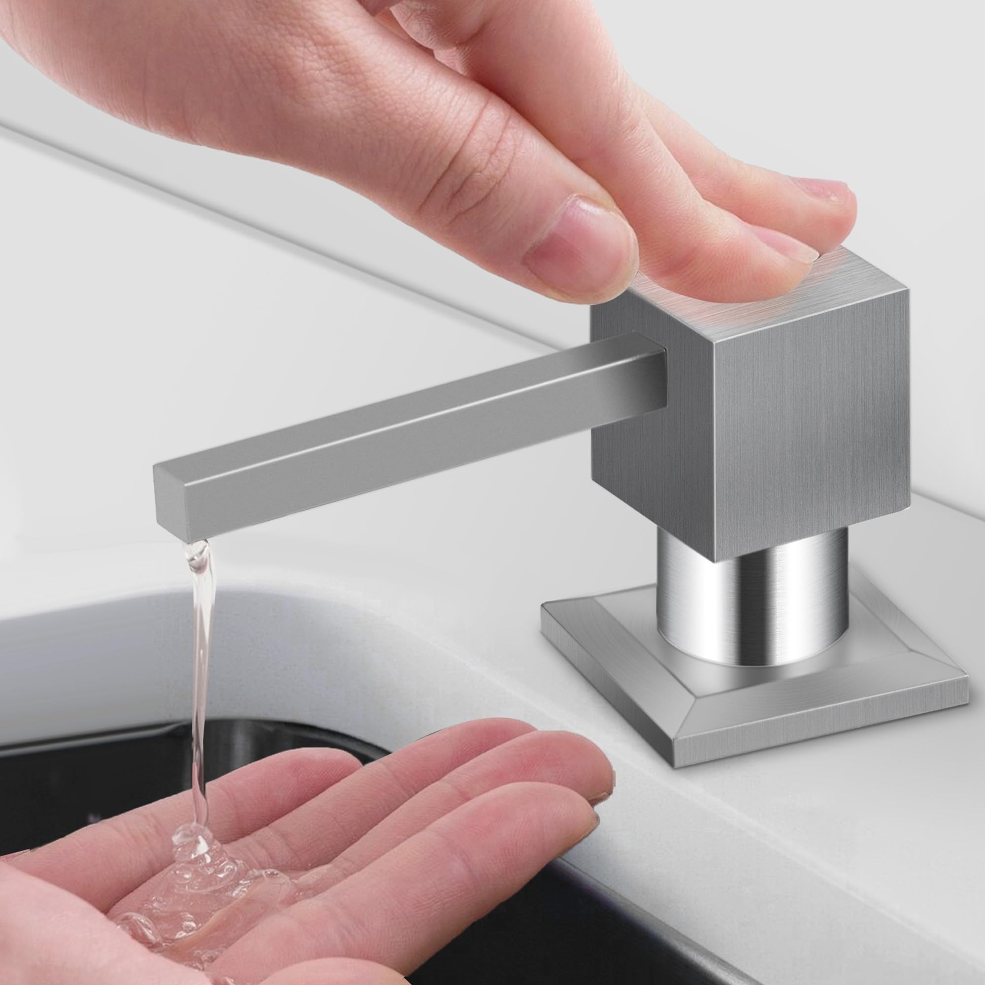 Amazon.com: Yofidra Soap Dispenser for Kitchen Sink: Built in Sink Soap ...
