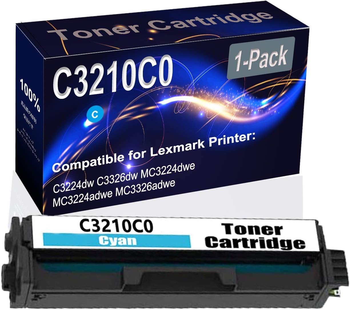 Amazon.com: Kolasels 1-Pack (Cyan) Compatible High Yield C3210C0 ...