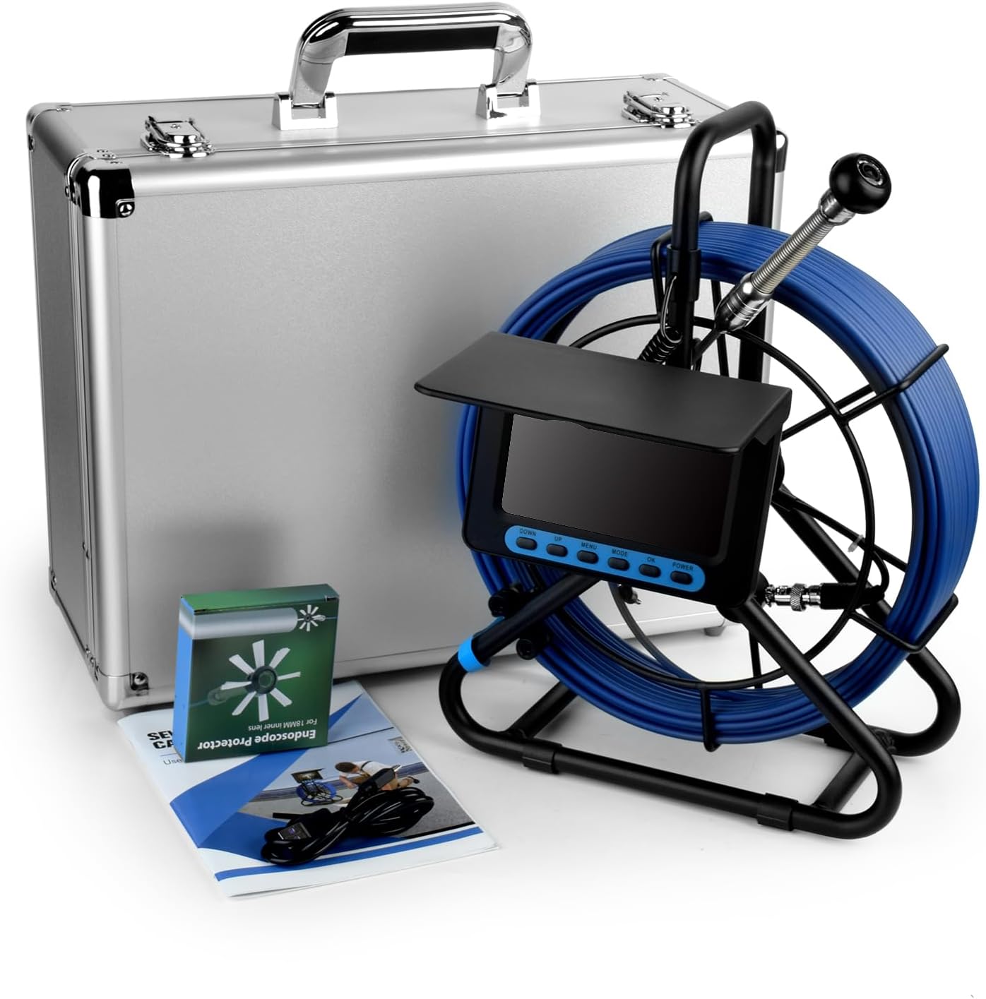 Amazon.com: Sewer Camera, Pipe Inspection Endoscope with 32GB SD Card ...