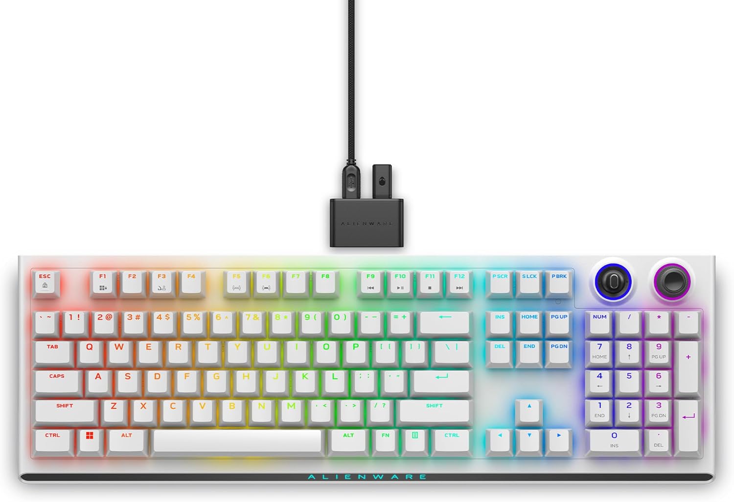 Amazon.com: Alienware AW920K Tri-Mode Wireless Gaming Keyboard ...