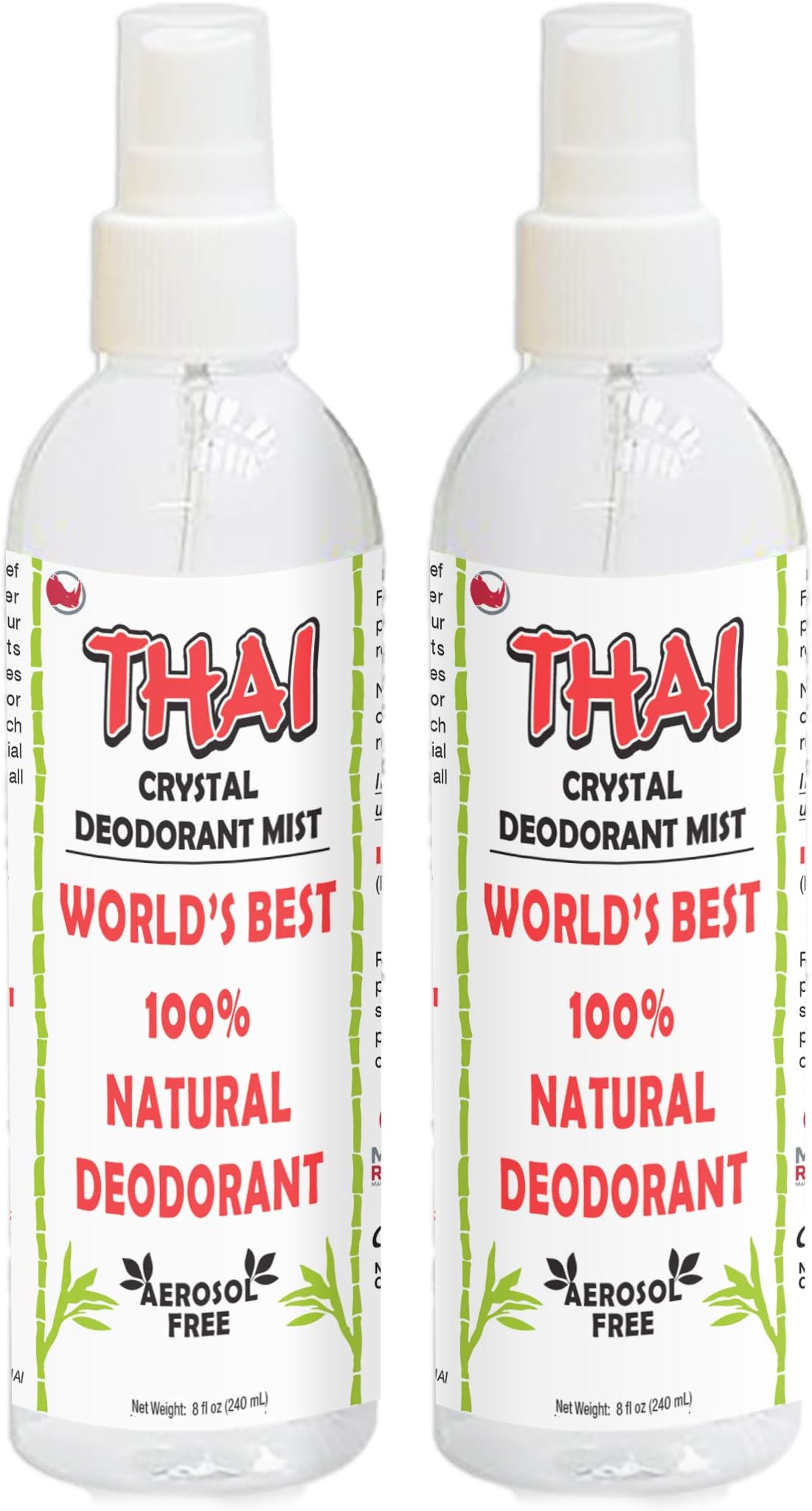 Amazon.com : Thai Deodorant Stone Crystal Mist Natural Deodorant Spray ...
