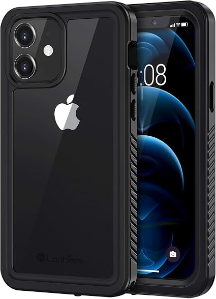 Amazon.com: Lanhiem for iPhone 12 Case, Waterproof Dustproof Shockproof ...