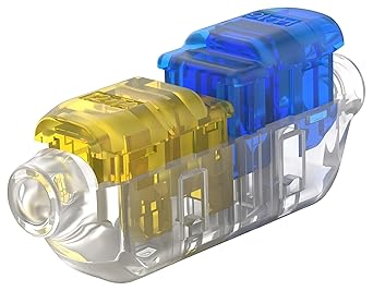 TE Connectivity - 2213600-1 - Wire Splice, Yellow/Blue Buttons ...