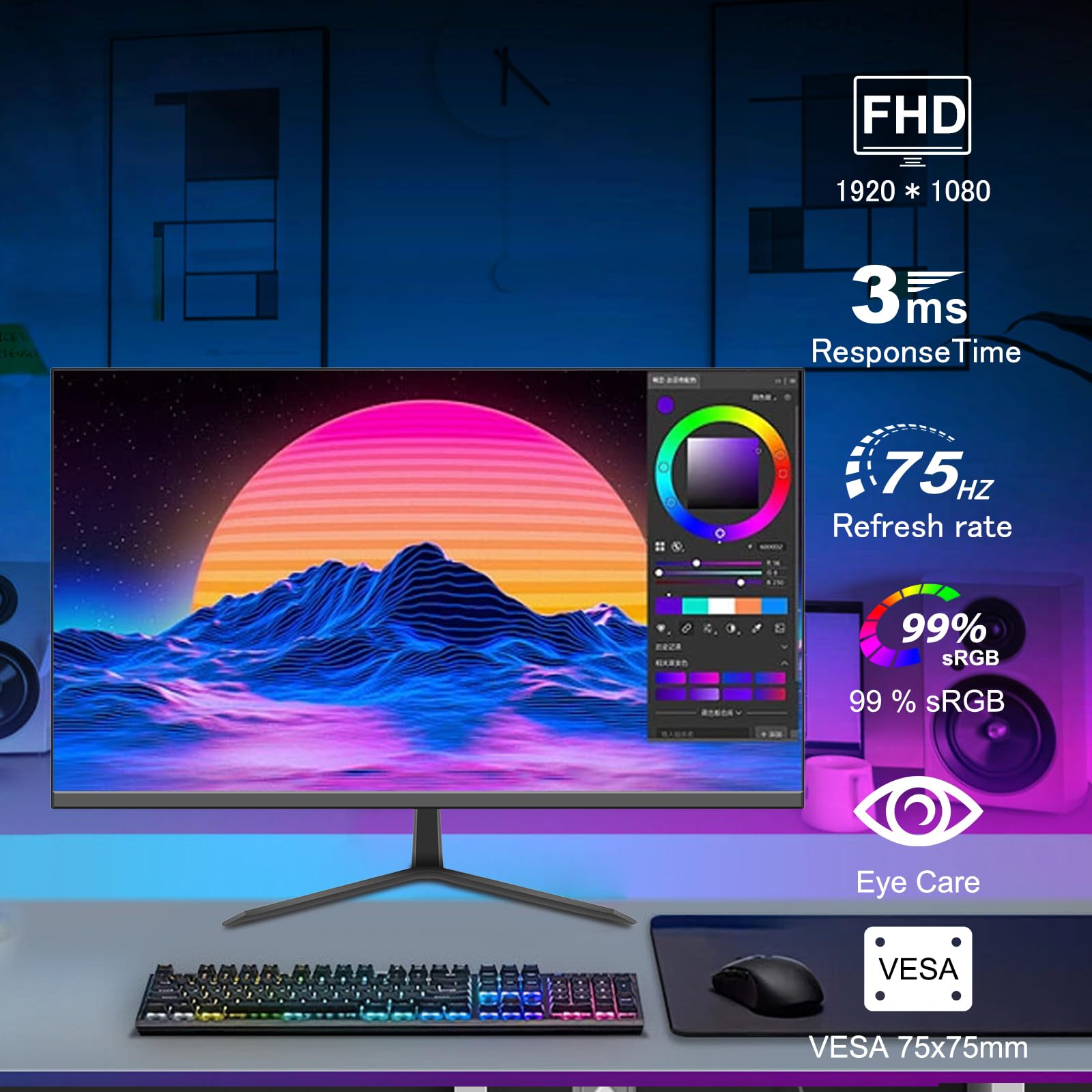 HTNZIR 21.5 Inch PC Monitor 1...B0CC26SPQJ | Encarguelo.com