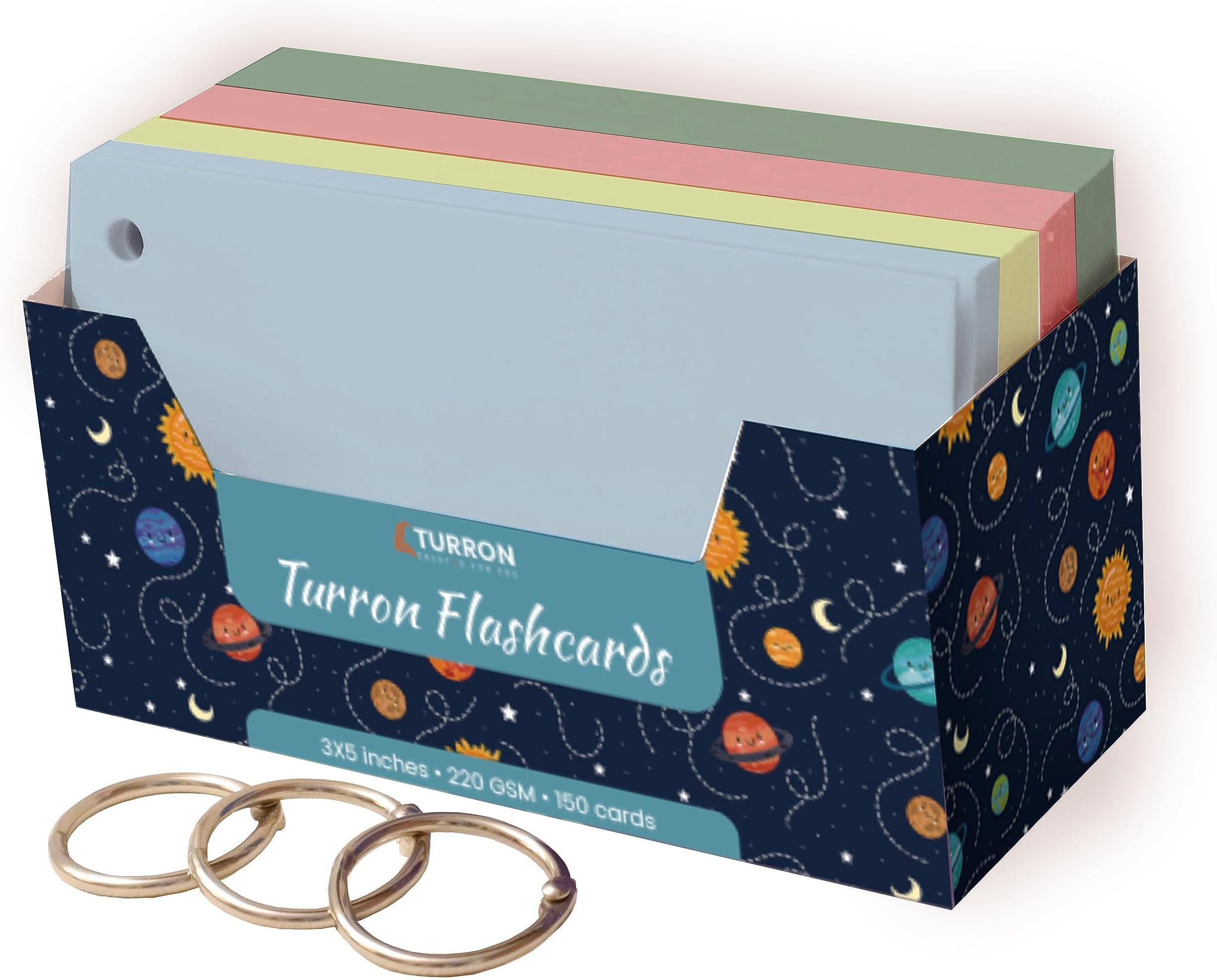 IMPRINT Card Stock, Index Cards 7" x 5" Bright Colors, 100 in This ...