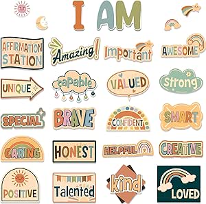 Amazon.com: AREOK Boho It's Okay to Bulletin Board Decorations Set, I ...