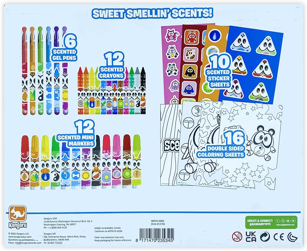 Supplies, Coloring Set, Drawing Kit, Book – Scentimals Sweet Scented ...
