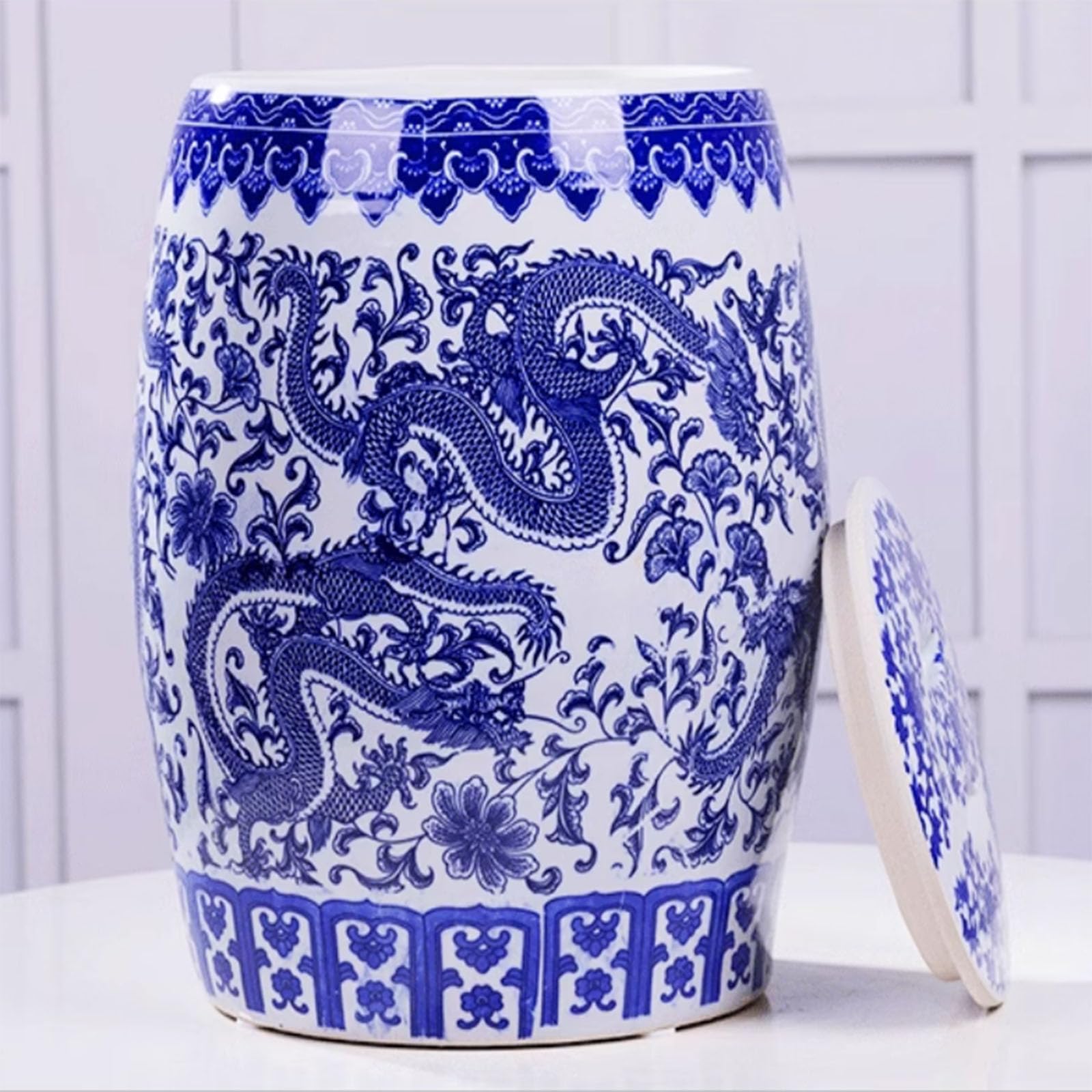 Ceramic Rice Storage Jingdezhen Ceramic Rice Keeper Big Clay Jar With ...