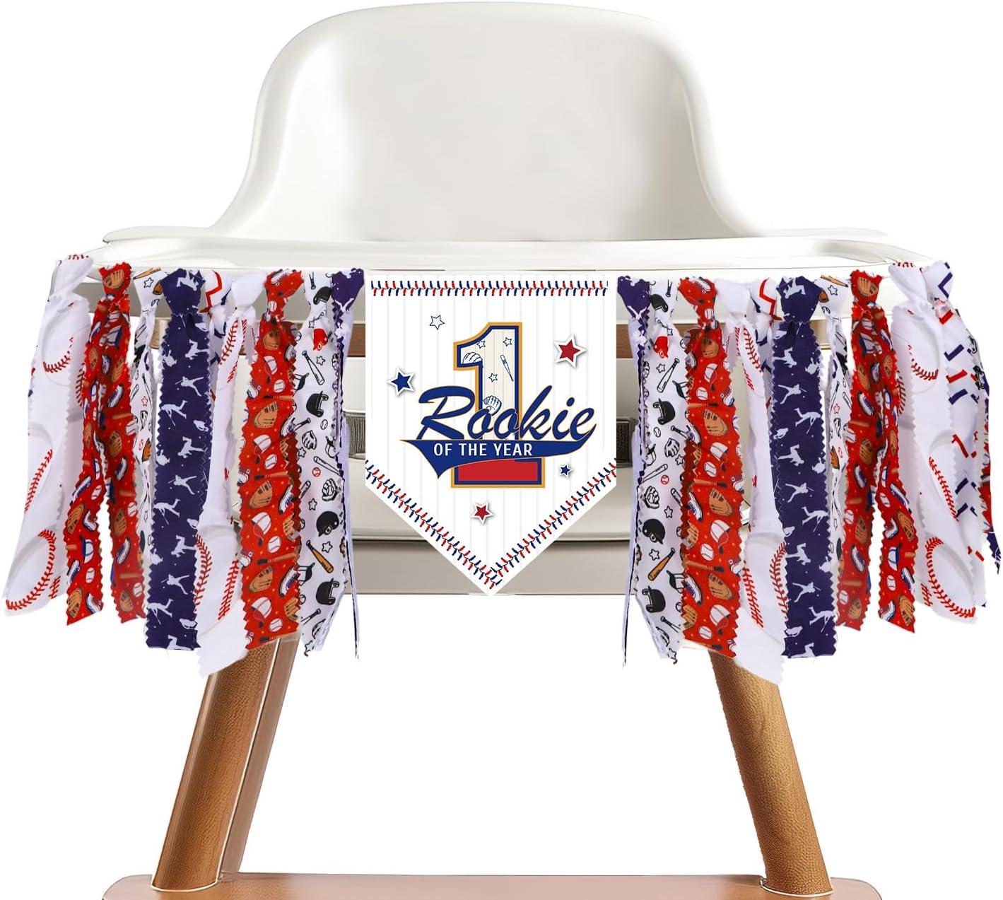 Amazon.com: Luvsweets Baseball 1st Birthday Decorations Boy - Rookie of ...