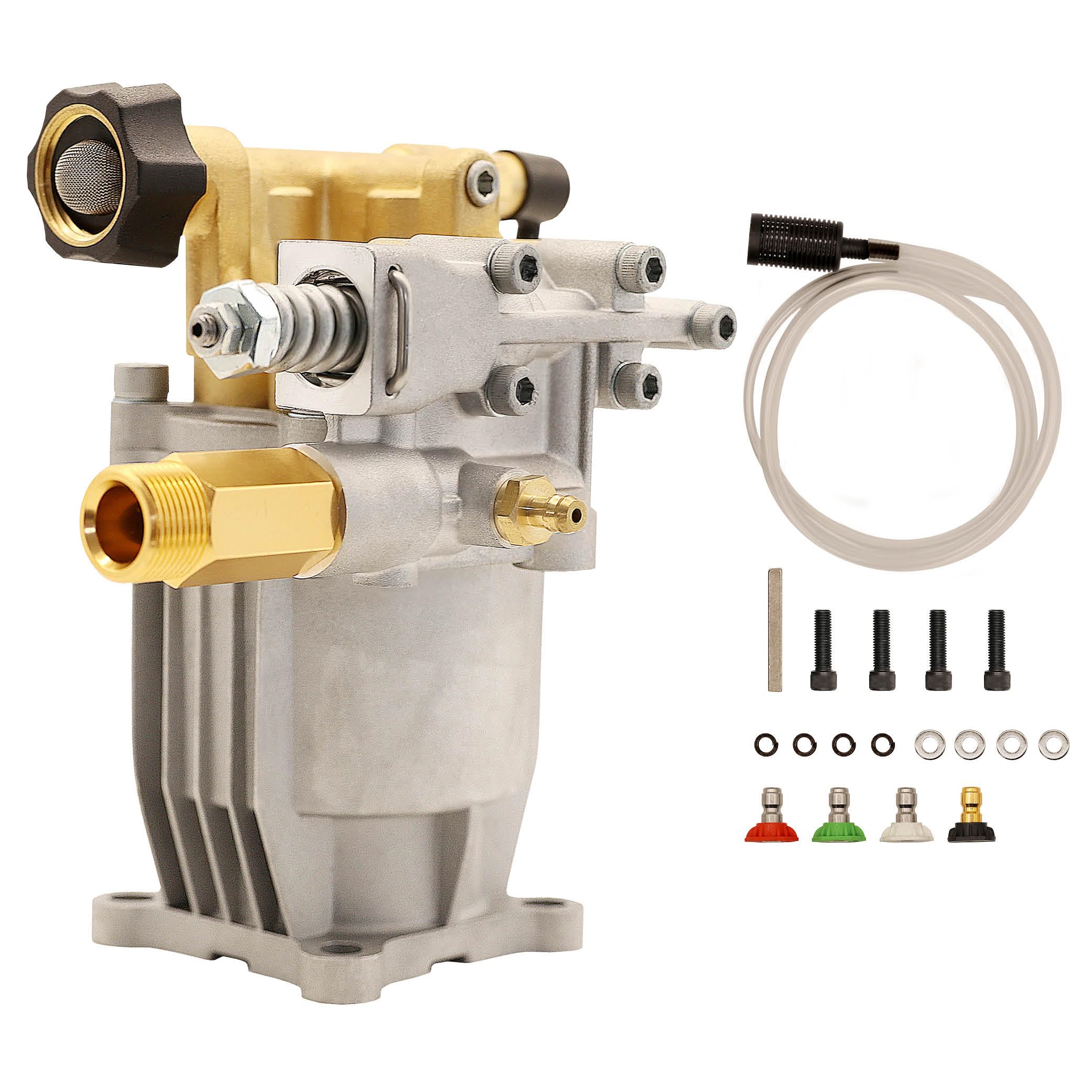 Amazon.com : PW-ON Pressure Washer Pump, 3/4" Shaft Horizontal Power ...