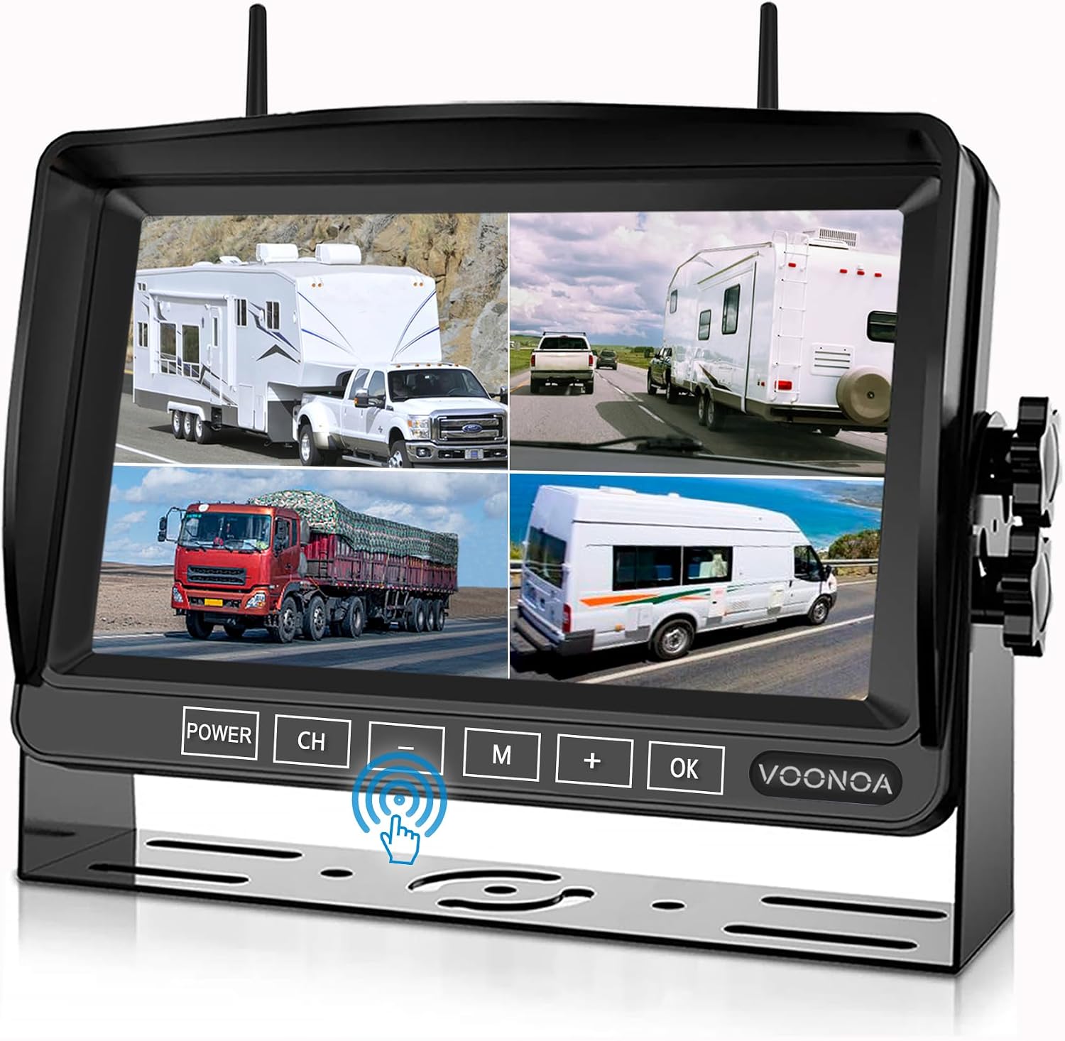 Amazon.com: VOONOA 1080P 7 Inch Wireless RV Camera System Monitor ...