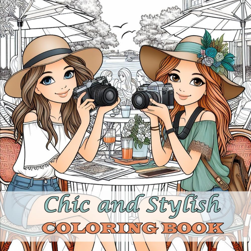 Amazon.com: Chic and Stylish Coloring Book: Fun and fashion for all ...