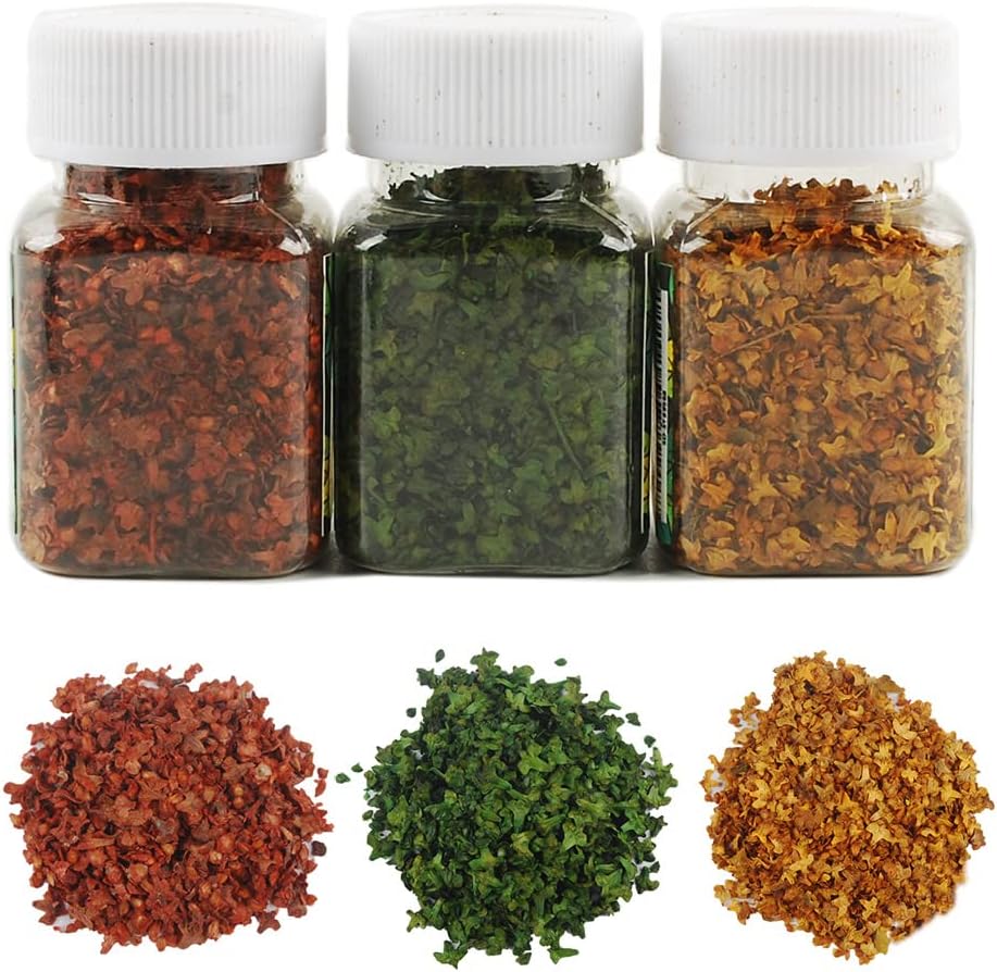 Amazon.com: NWFashion 3 X 56ml Box Scenery Leaf Litter Models ...