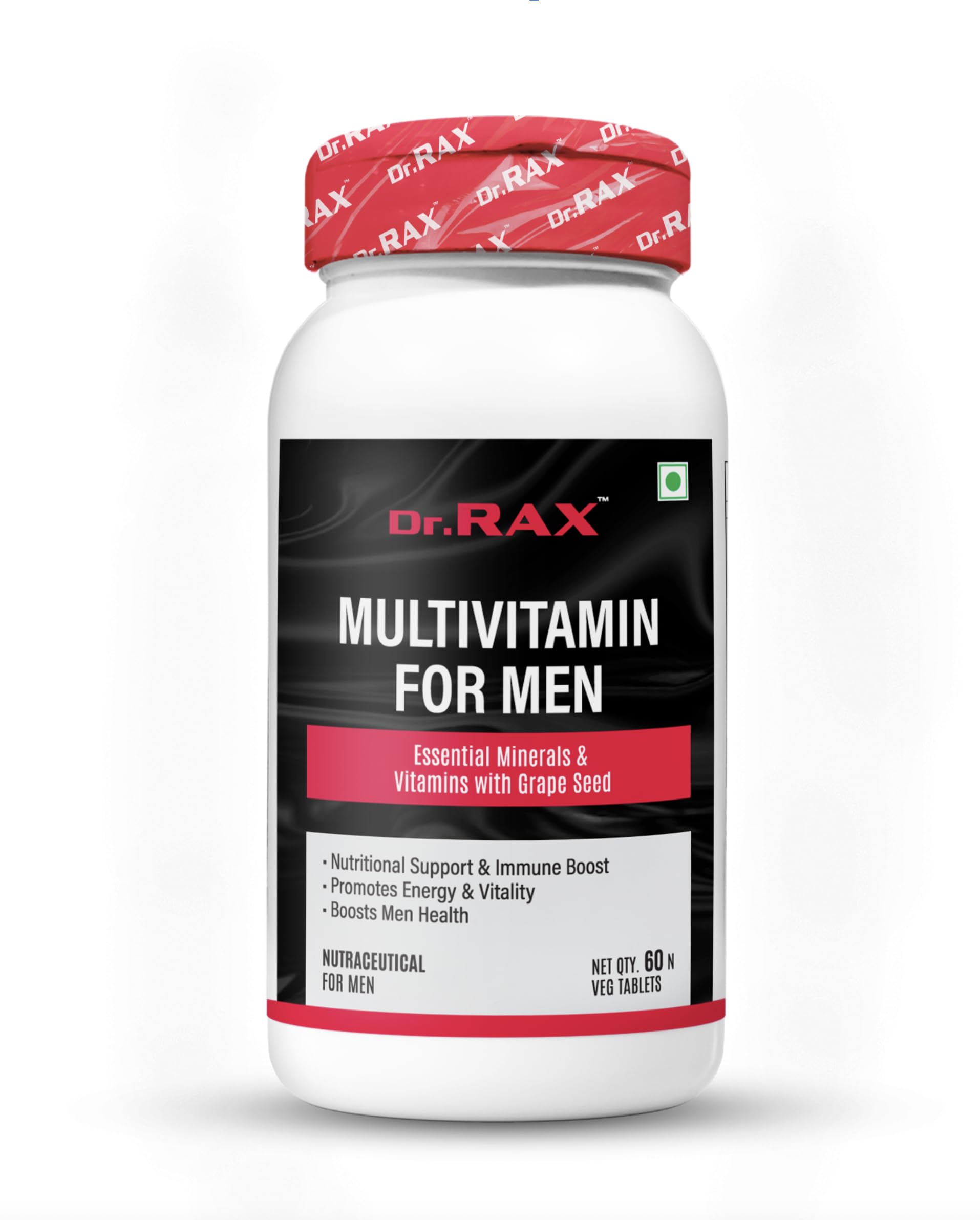 Dr. Rax Multivitamins for Men | Complete Daily Nutrition | Boosts ...