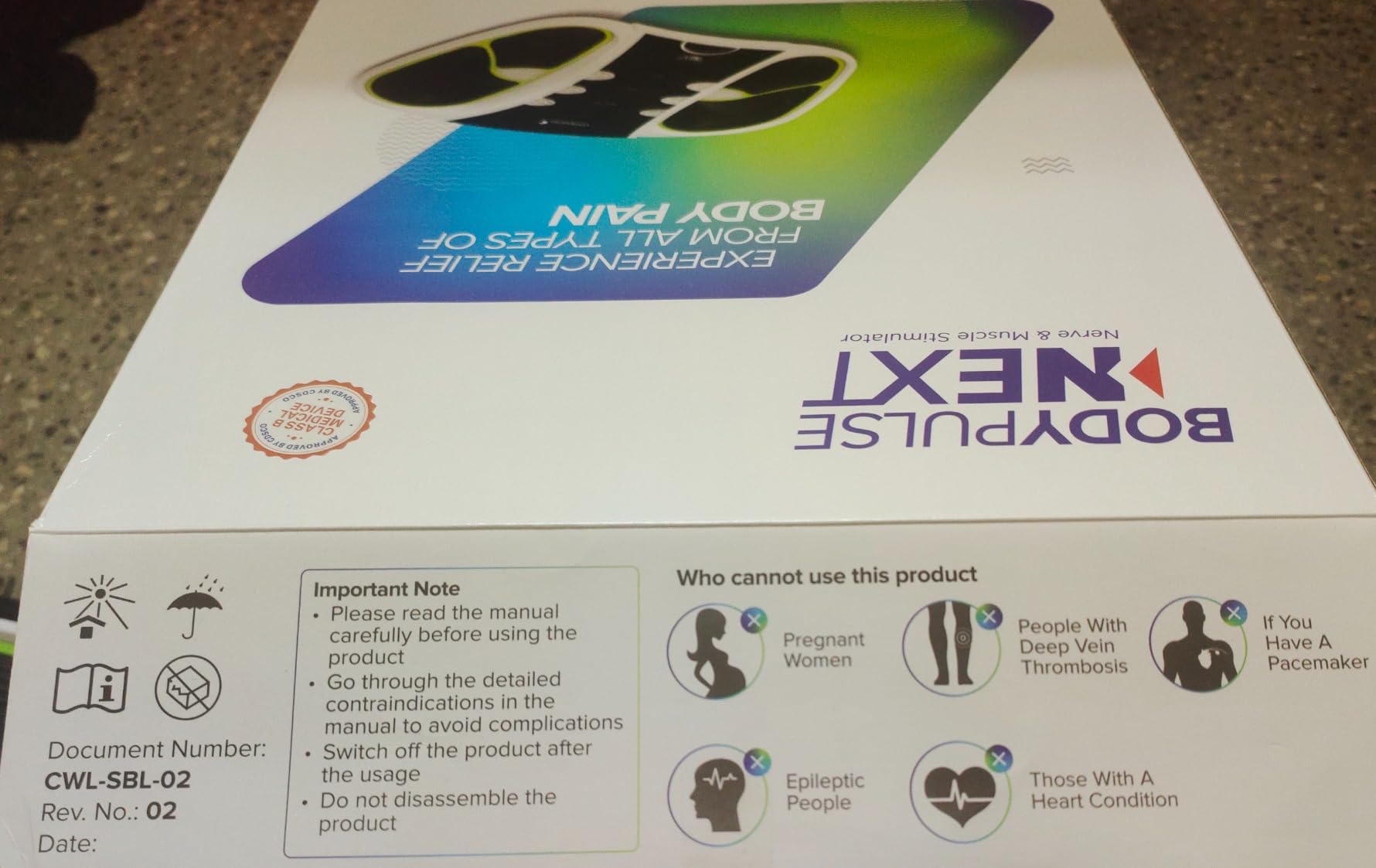 COMPANIO Body Pulse Next EMS & TENS Massager | Full Body Therapy for ...