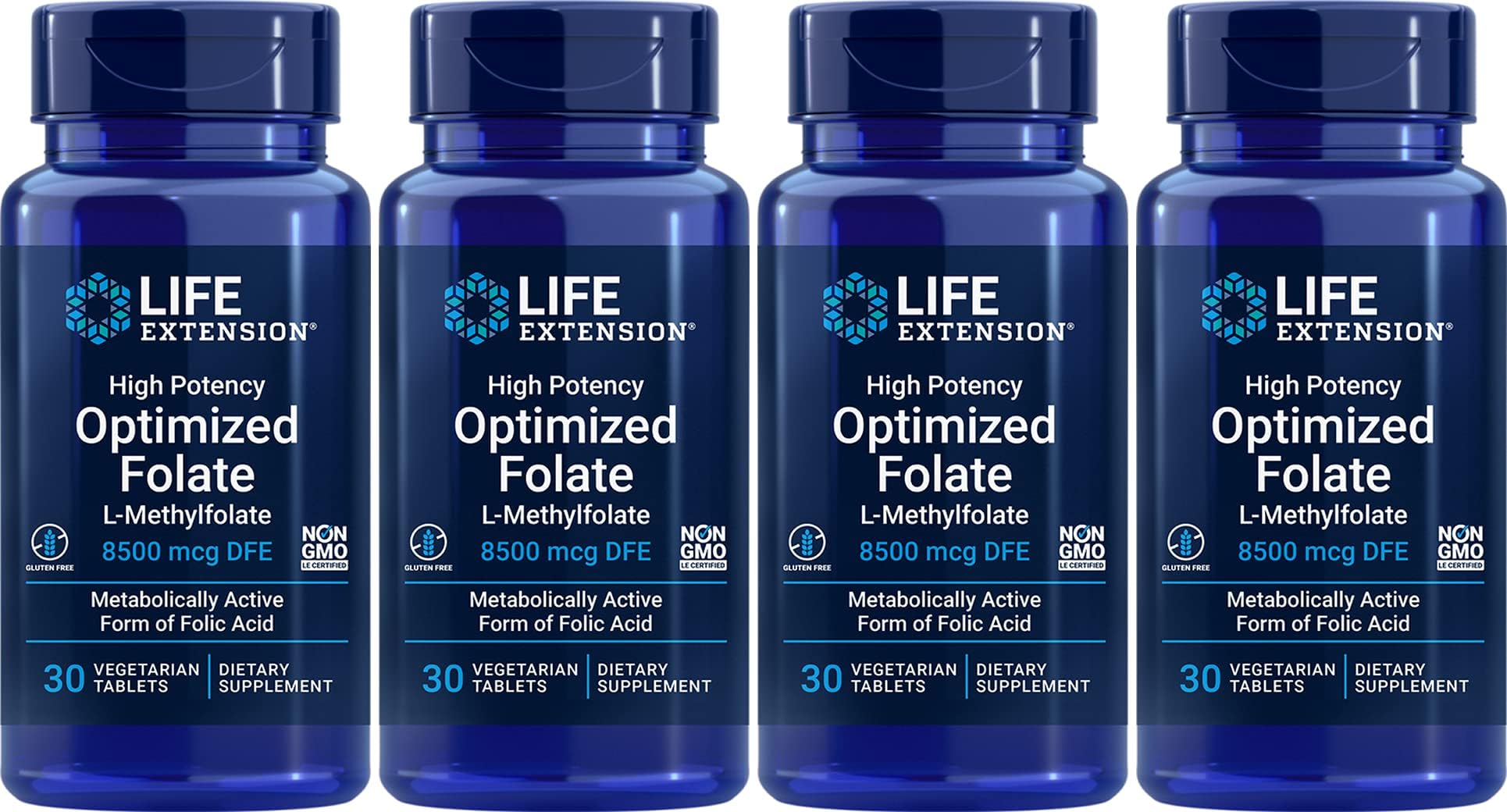 Amazon.com: Life Extension Optimized Folate 1700 mcg DFE, 100 ...