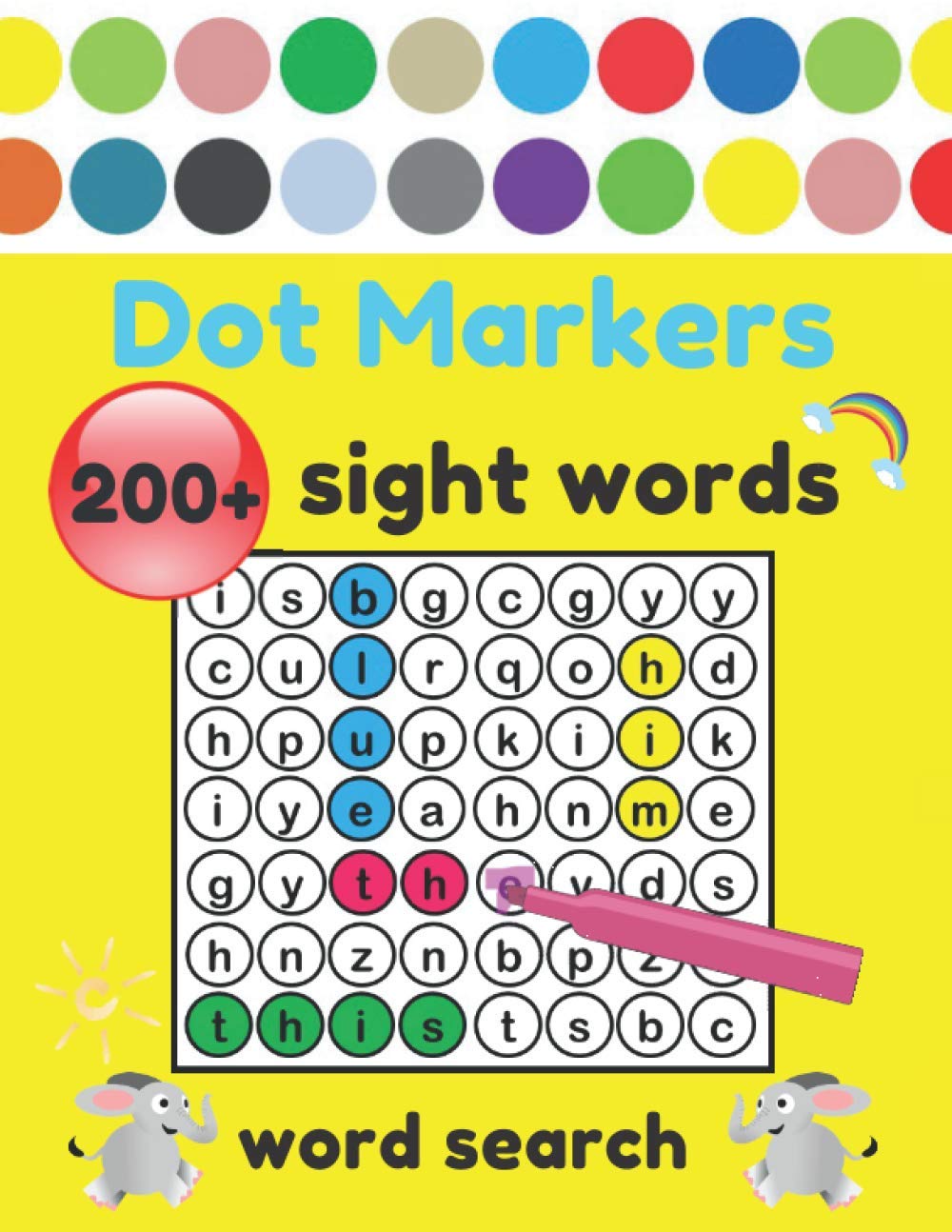 Buy Dot Markers Words Word Search: 200+ High-Frequency Word Puzzles for ...