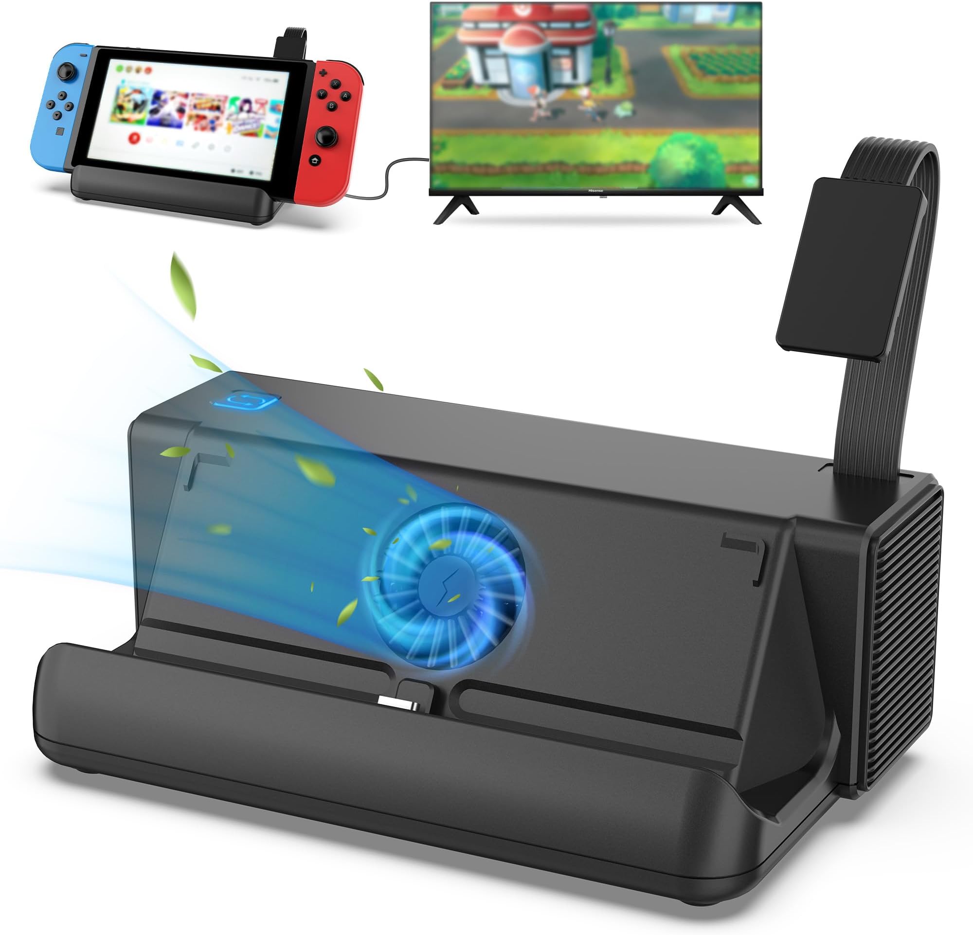 Amazon.com: Tendak Switch Dock for Nintendo Switch/Switch OLED, Switch ...